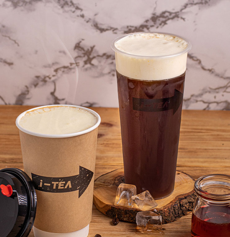 Caramel Americano Milk Foam - I-tea